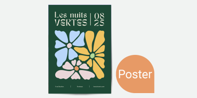 Impression affiche grand format. Dimensions au choix.